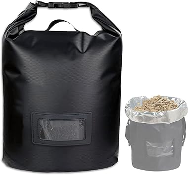 Amazon.com: Kintaki 20LBs Fuel Pellet Storage Bag, Wood Pellet Camping ...
