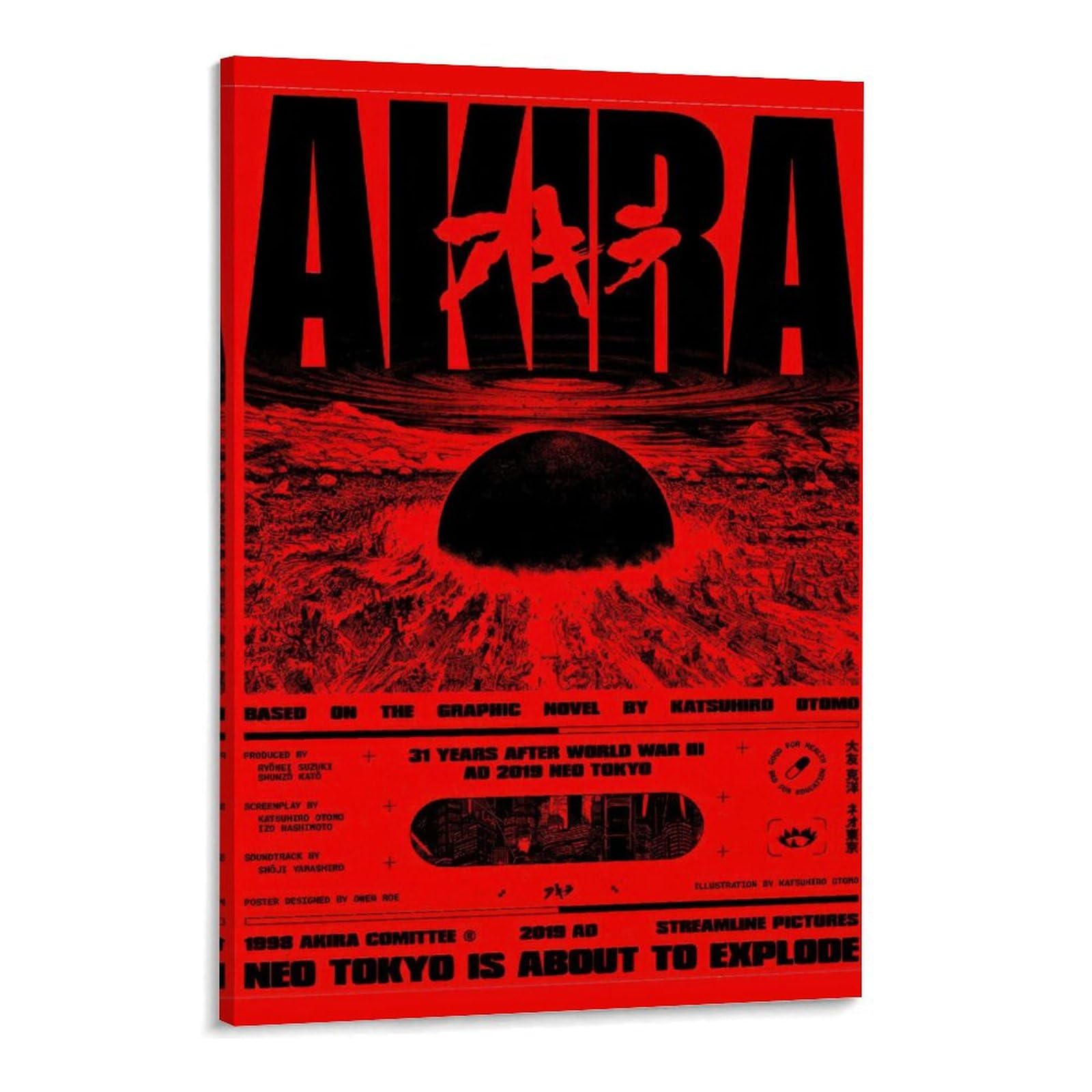 Amazon.com: XYHZYBFS Akira Posters Classic Japanese Anime Poster For ...