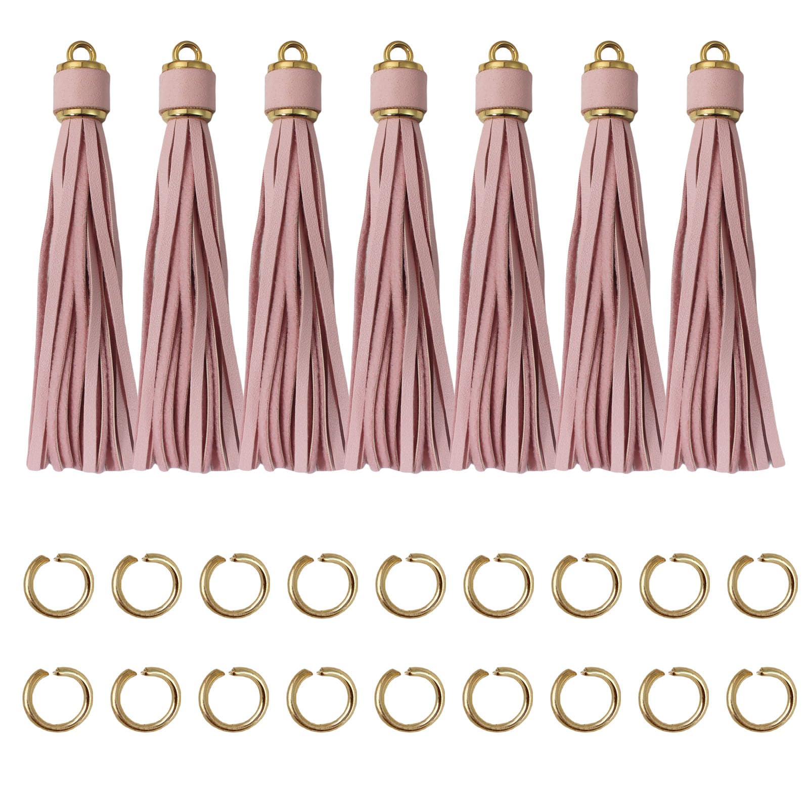 Amazon.com: Leather Tassels for Beaded Bracelet Keychain Wristlet 12pcs ...