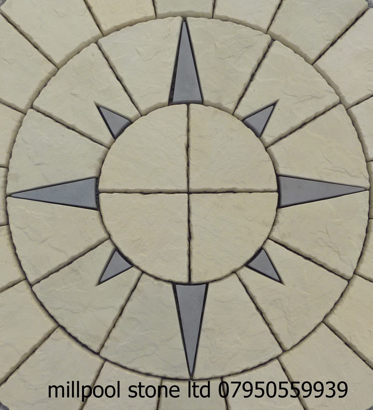Nautical Patio Blocks And Stones Stone, Shell And Sand Installation