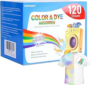 Amazon.com: Color Absorber Laundry Sheets Maintain Original Color of ...