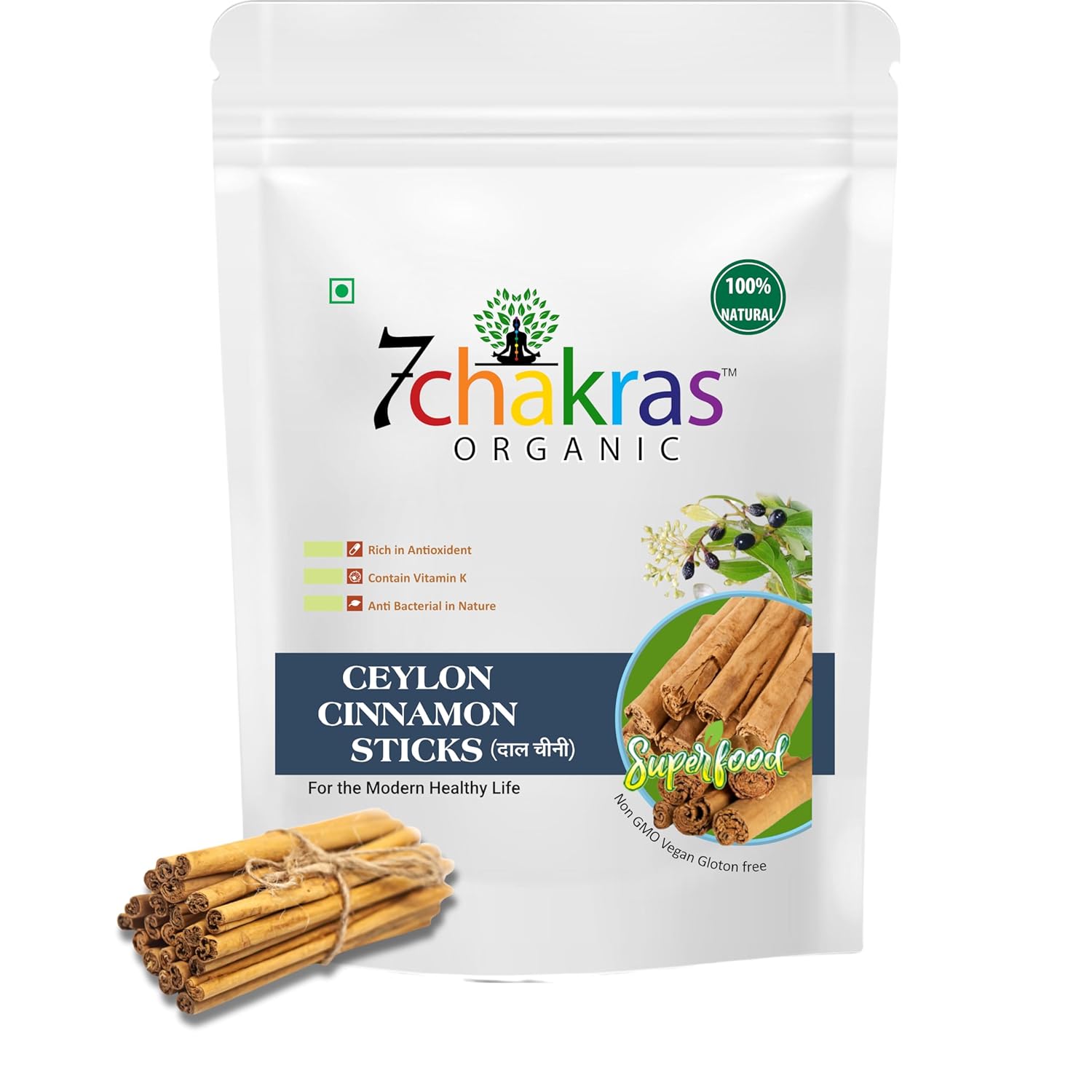 7 chakras ORGANIC Srilankan Ceylon Cinnamon Sticks (200g)- Genuine ...