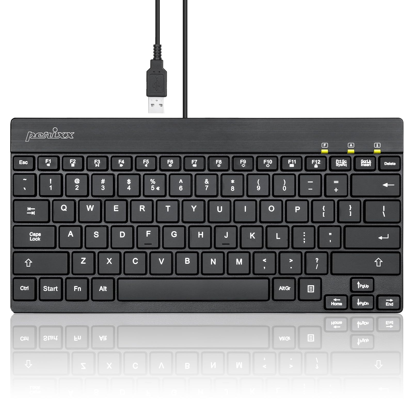 Amazon.in: Buy Perixx PERIBOARD-326 Wired Mini Backlit USB Keyboard ...