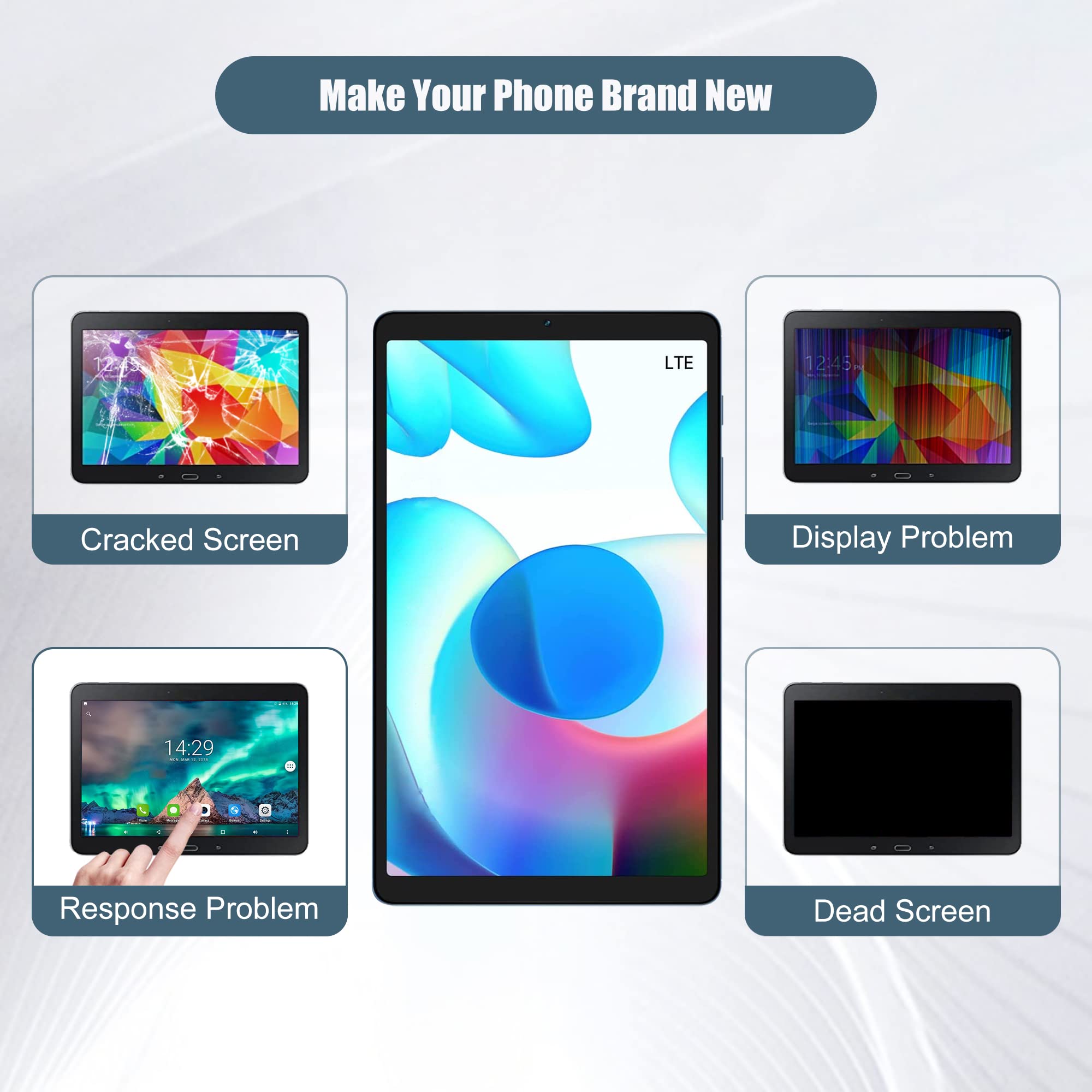 Realme LCD Realme Pad Mini RMP2105 LCD Touch Screen Display Frame ...