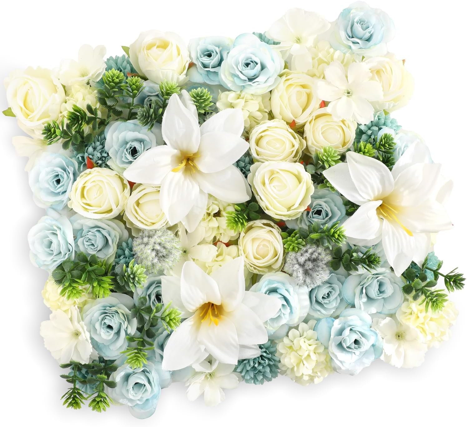 Amazon.com: FEYUSM Artificial Flowers 57pcs, Fake Flowers, Faux Flowers ...