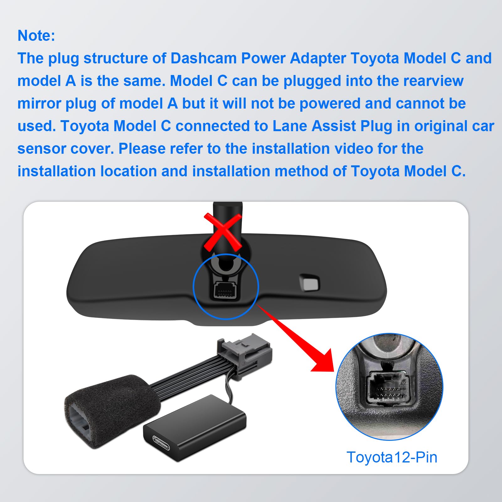 Youtube Carplay Adapter Mangoal Dashcam Power Adapter For Toyota/Lexus ...