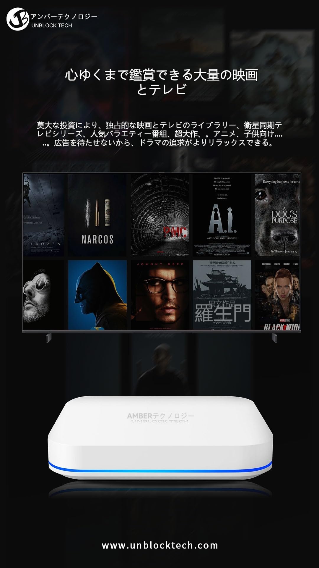 Amazon.co.jp: 2025 UBOX11+Unblock Tech UboxSeries Remote Control for ...