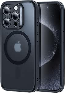 ESR for iPhone 15 Pro Max Case (5 in 1) Set, Translucent Matte Case with Screen Protector and ...