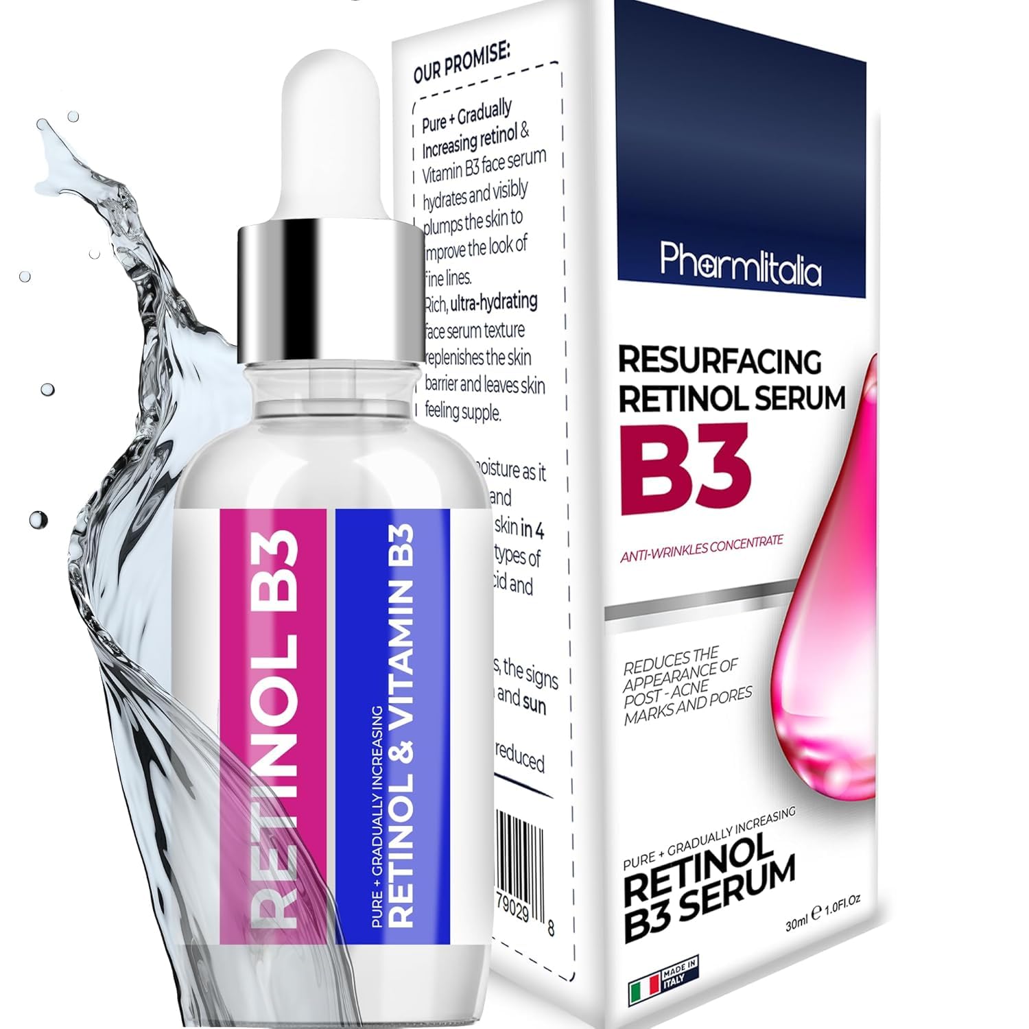 Amazon.com: Resurfacing Retinol Serum for Face with Vitamin B3 ...