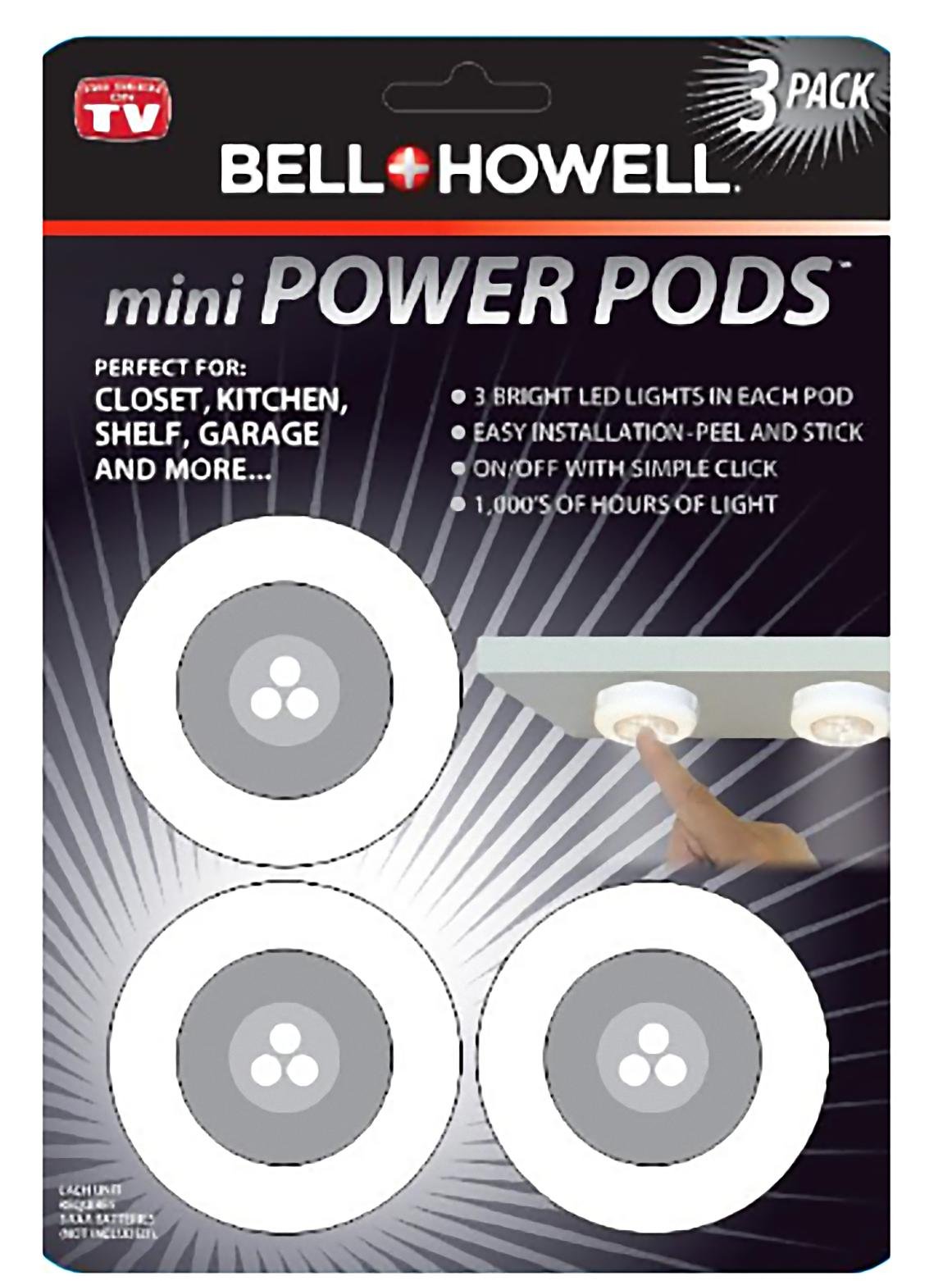 Amazon.com: Bell + Howell Mini Power Pods (Set of 3) : Health & Household