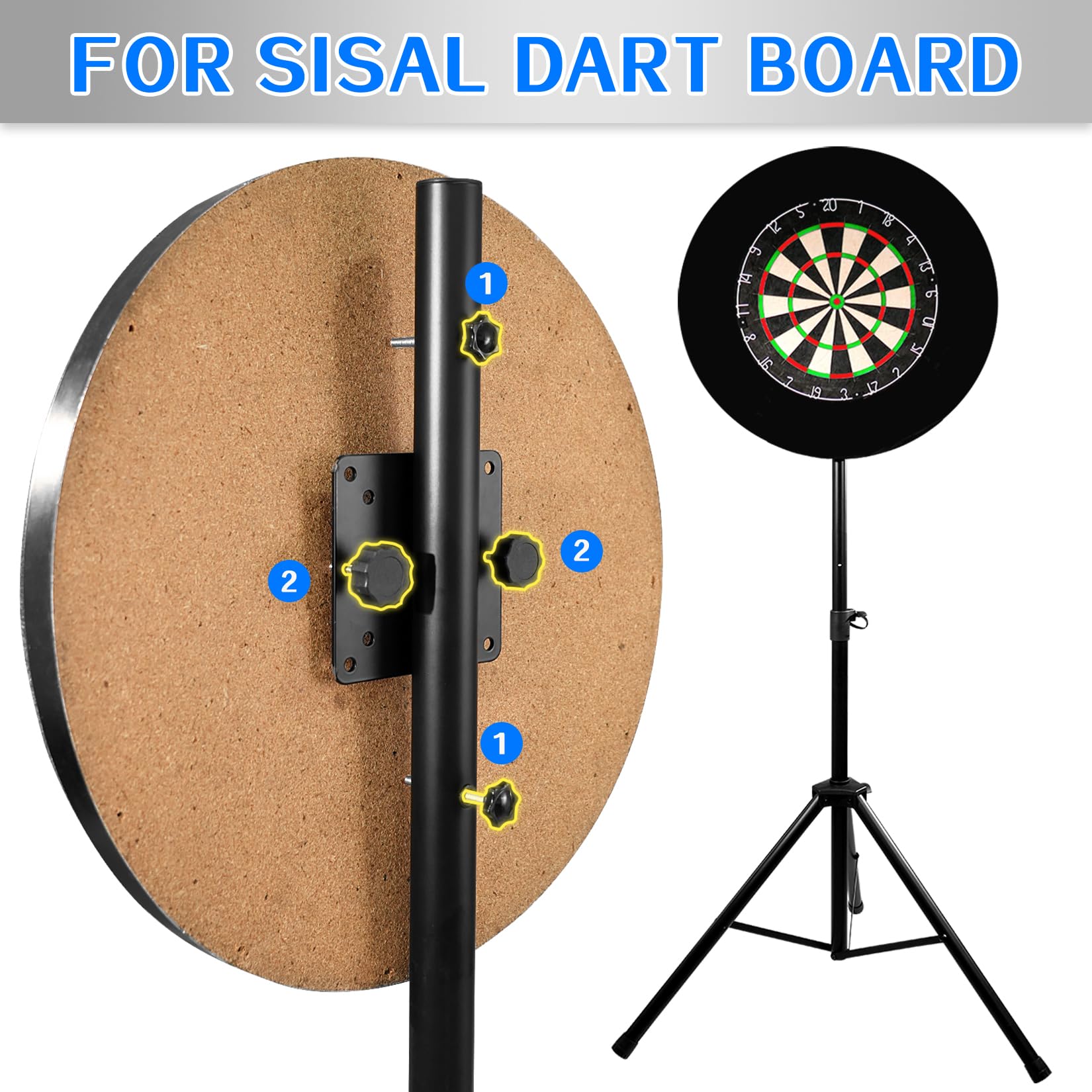 Snapklik.com : Dartboard Stand,Professional Dart Board Holder, 4KG Duty ...
