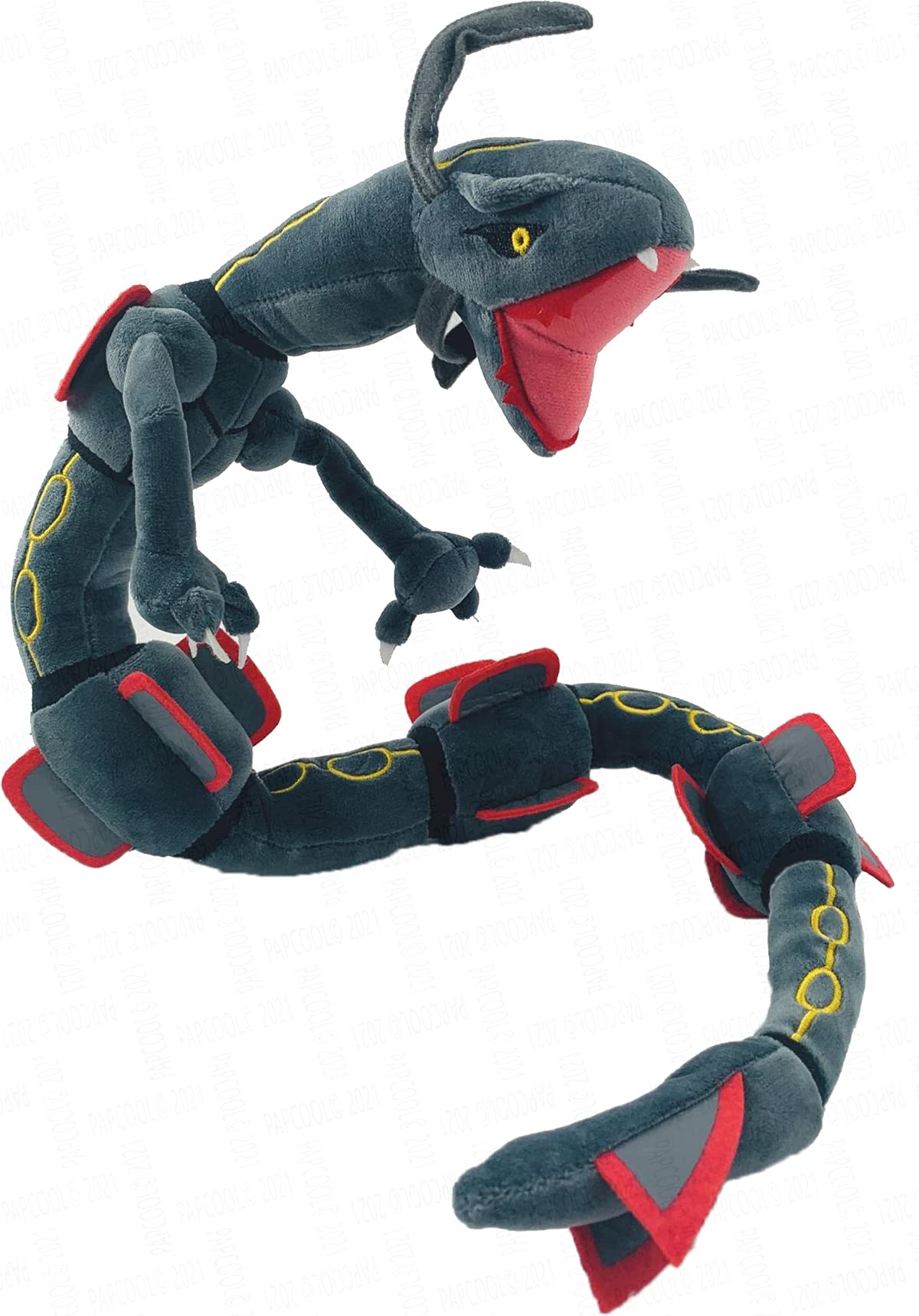 Rayquaza Plush Black Shiny Rayquaza Plushie 30 Long Rayquaza Plush ...
