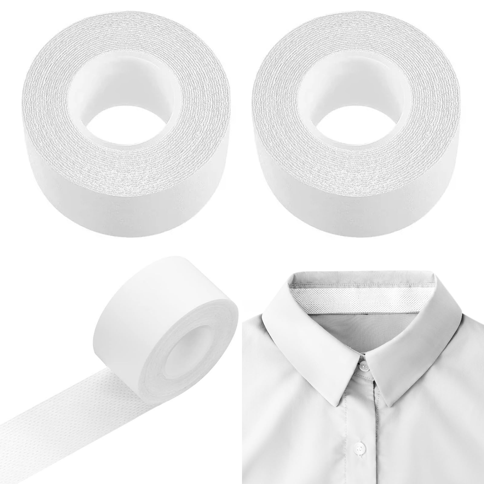 Amazon.com : HiShutiao 2 Rolls Collar Protectors for Mens Shirts ...