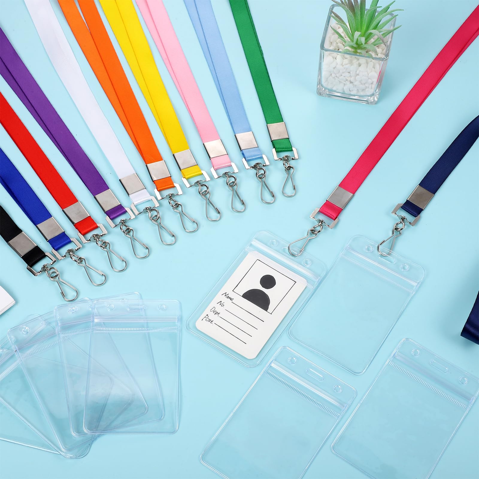 Snapklik.com : 36 Pack Lanyards For ID Badges Cruise Lanyard For Ship Cards
