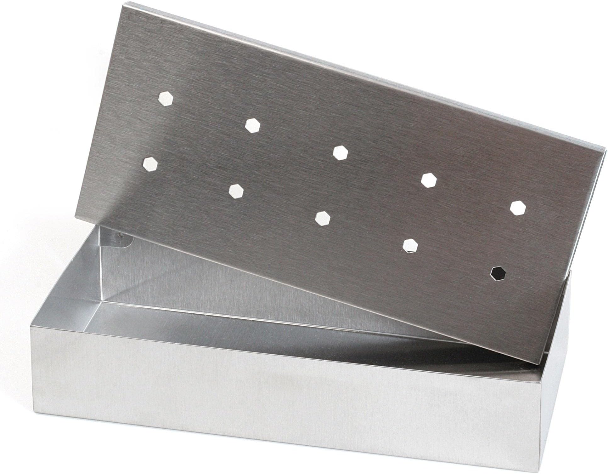 Navaris Räucherbox Grill Smoker Box - Smokerbox für Gasgrill Kohlegrill ...