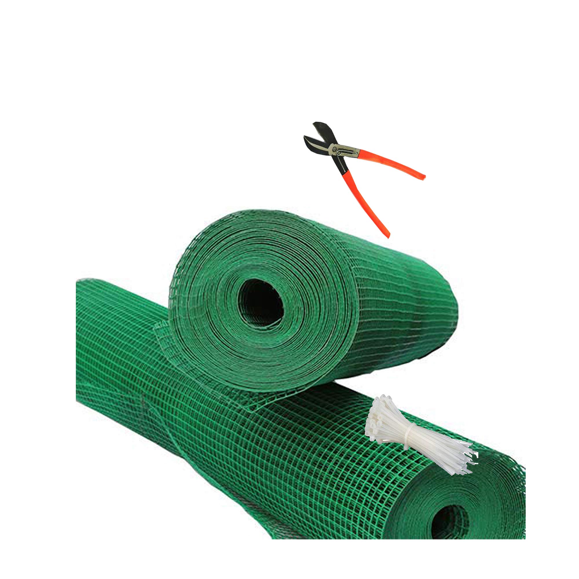 Buy MESH MASTERS PVC Coated Weld Wire Garden Fencing Iron net with12MM ...