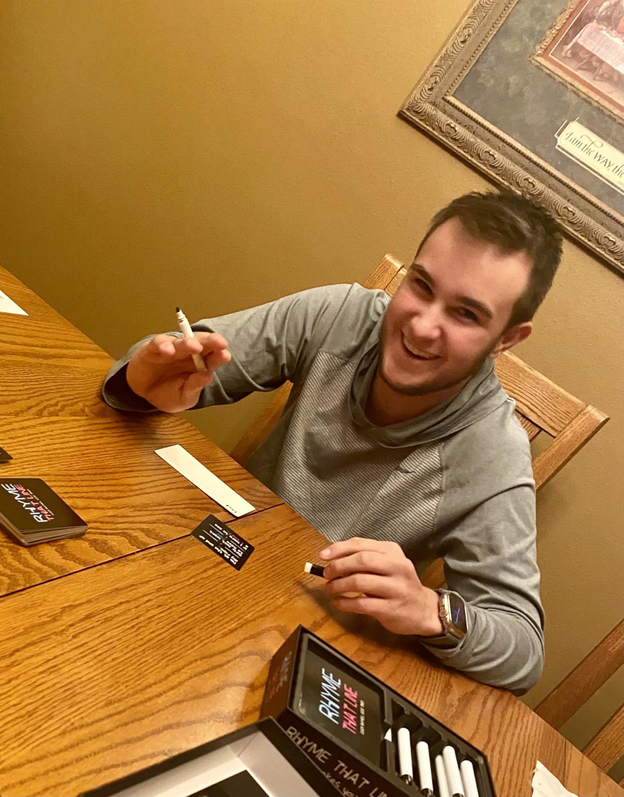 Amazon.com: RHYME THAT LINE Card Game - Experience The Ultimate ...