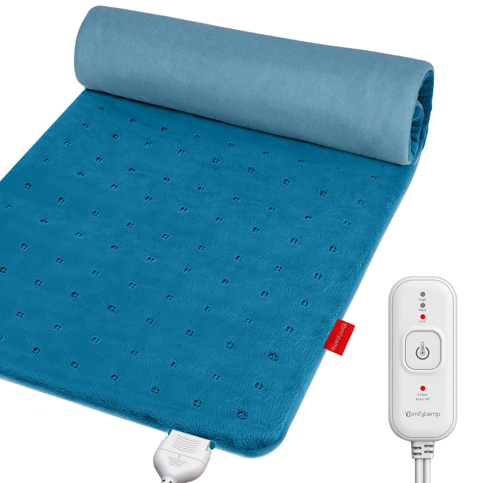 Snapklik.com : Comfytemp Heating Pad For Back Pain & Cramps Relief ...