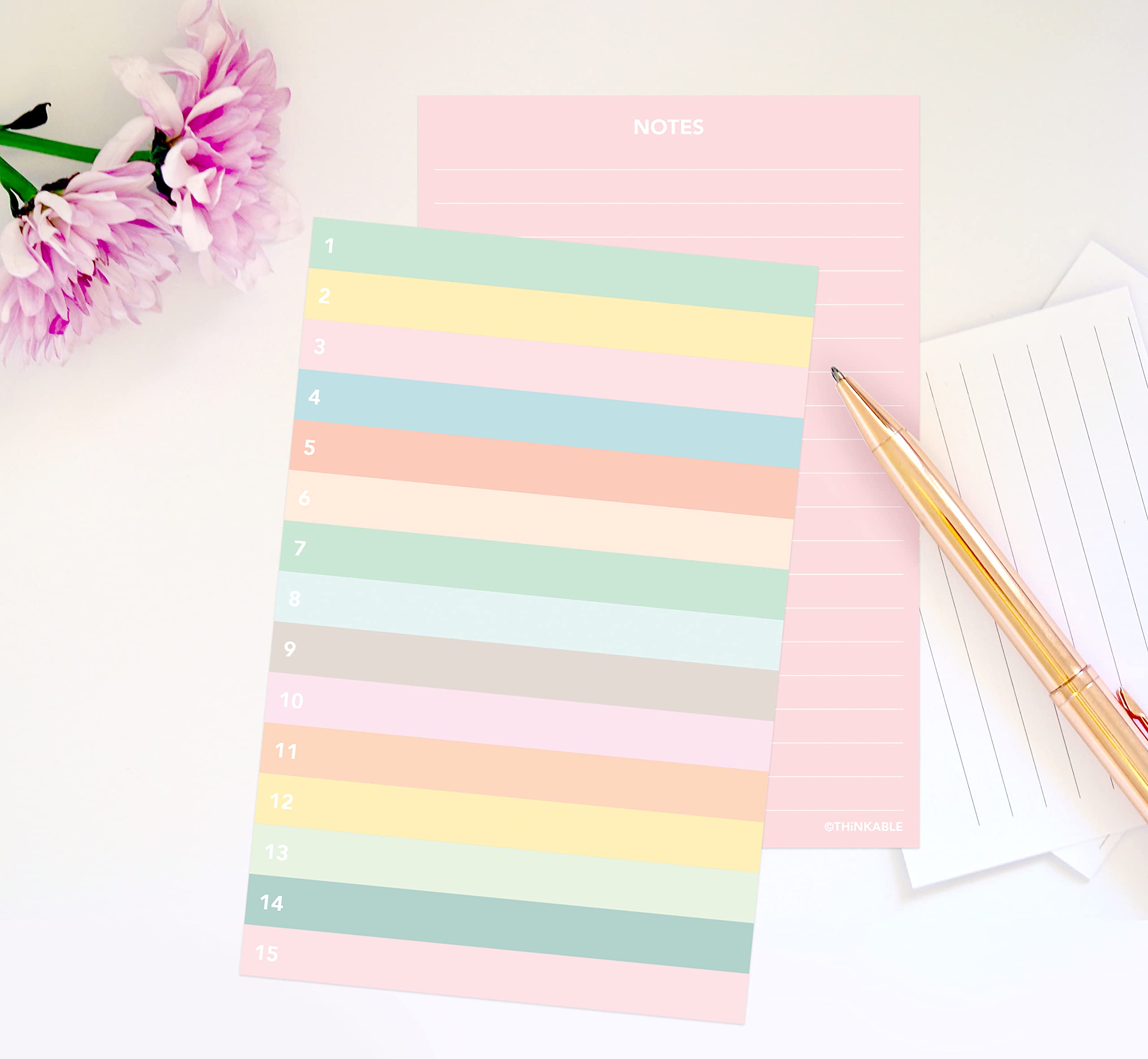 Snapklik.com : To Do List Note Cards Notecards, 4"x6" 50 Double Sided ...