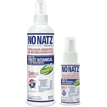 Amazon.com: No Natz Botanical Bug Repellent, Effective for Gnat ...