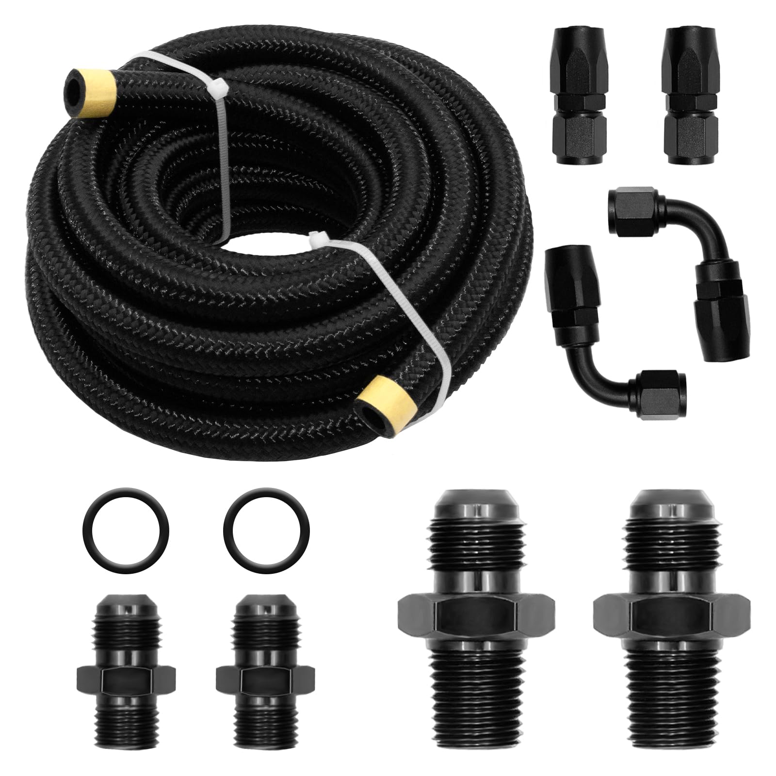 Amazon.com: ZOSANY 15FT AN6 Automatic Transmission Cooler Line Kit For ...