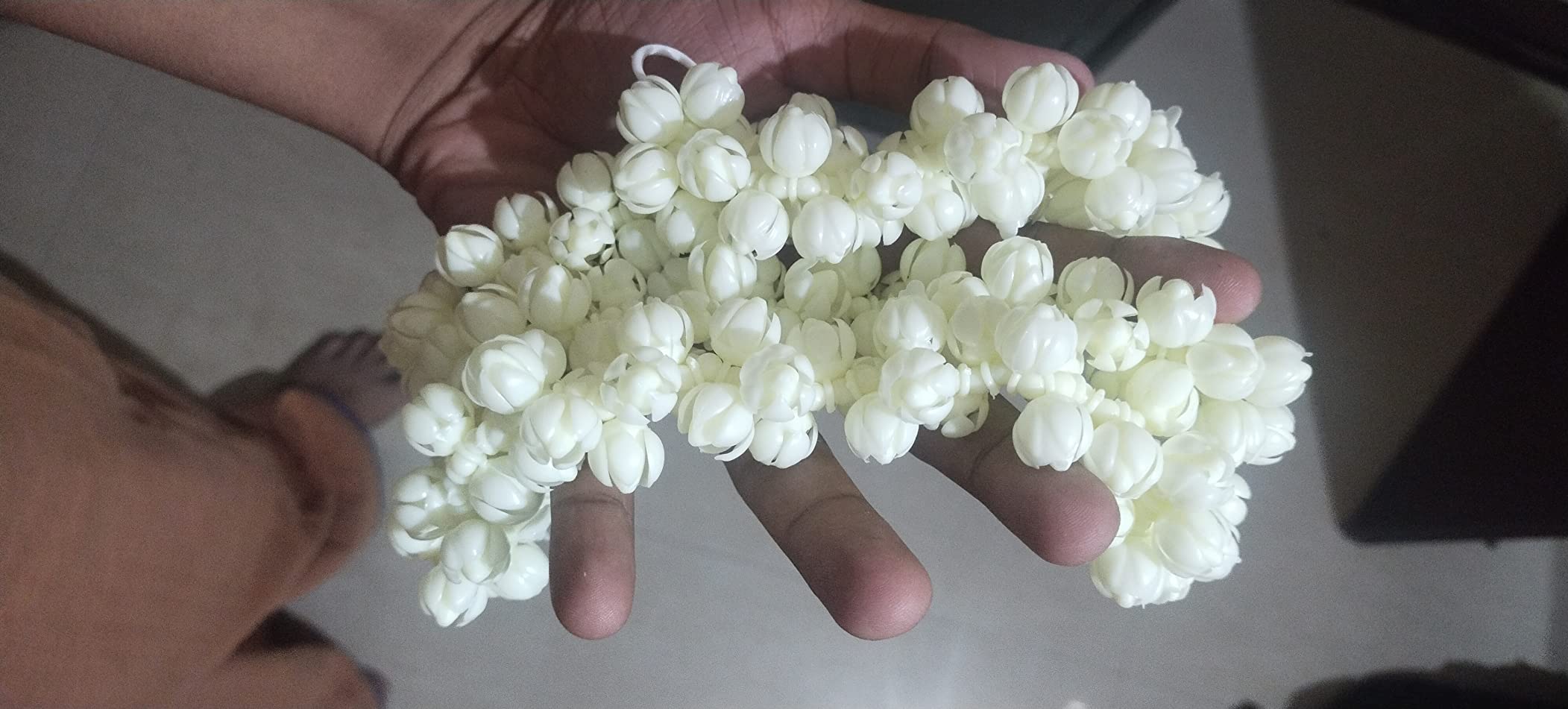 Craftbia Artificial Jasmine Garland,Jasmine Gajra,Mullapoove Mala With ...