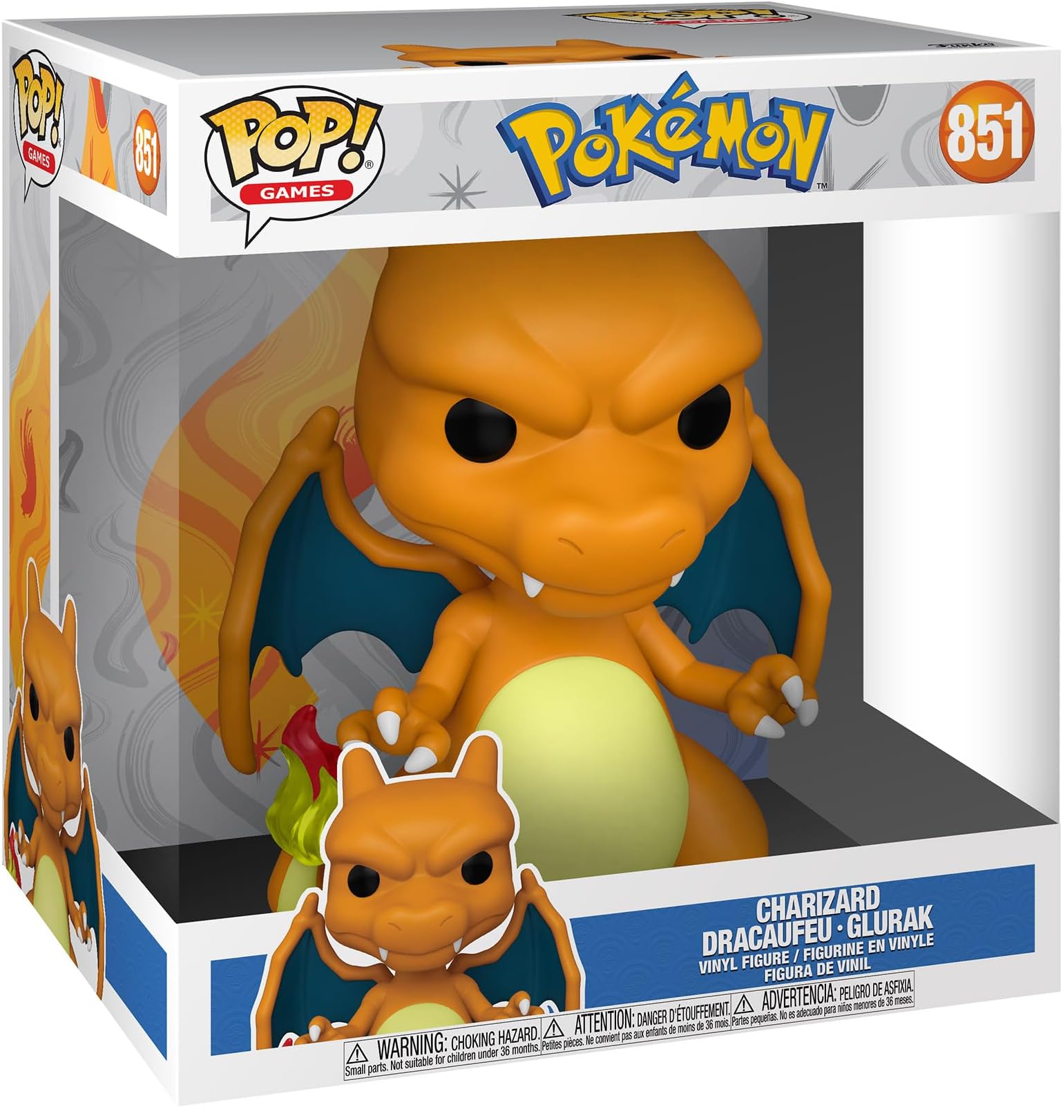 Amazon.com: Funko POP Jumbo: Pokemon S5-10 Pikachu, Multicolor, 1.5x10M ...