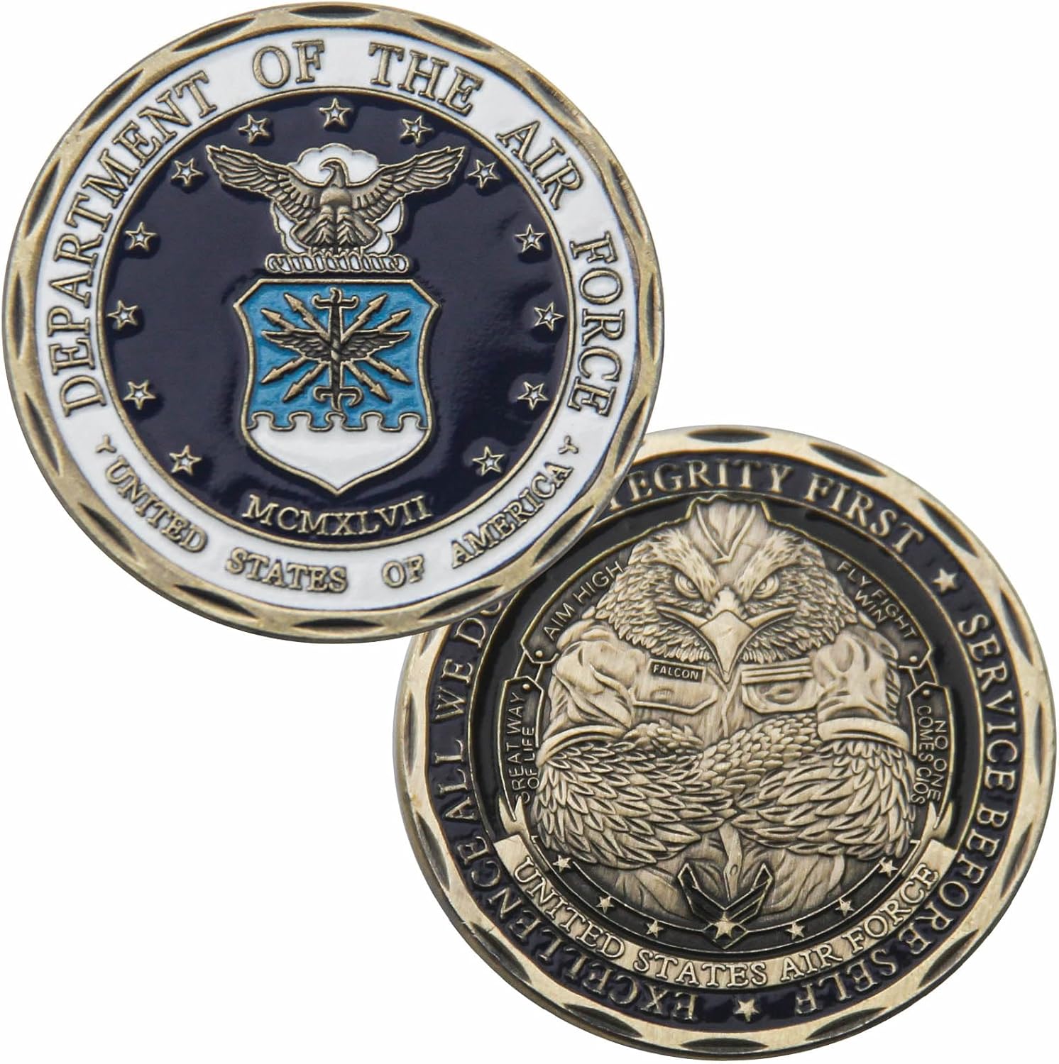Amazon.com: U.S Air Force Commemorative Coin Veterans Coin Military ...