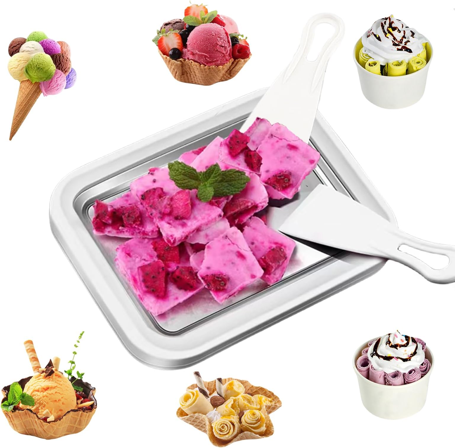Amazon.com: Petrus Ice Cream Tray, Petrus Frozen Yogurt Maker, Petrus ...