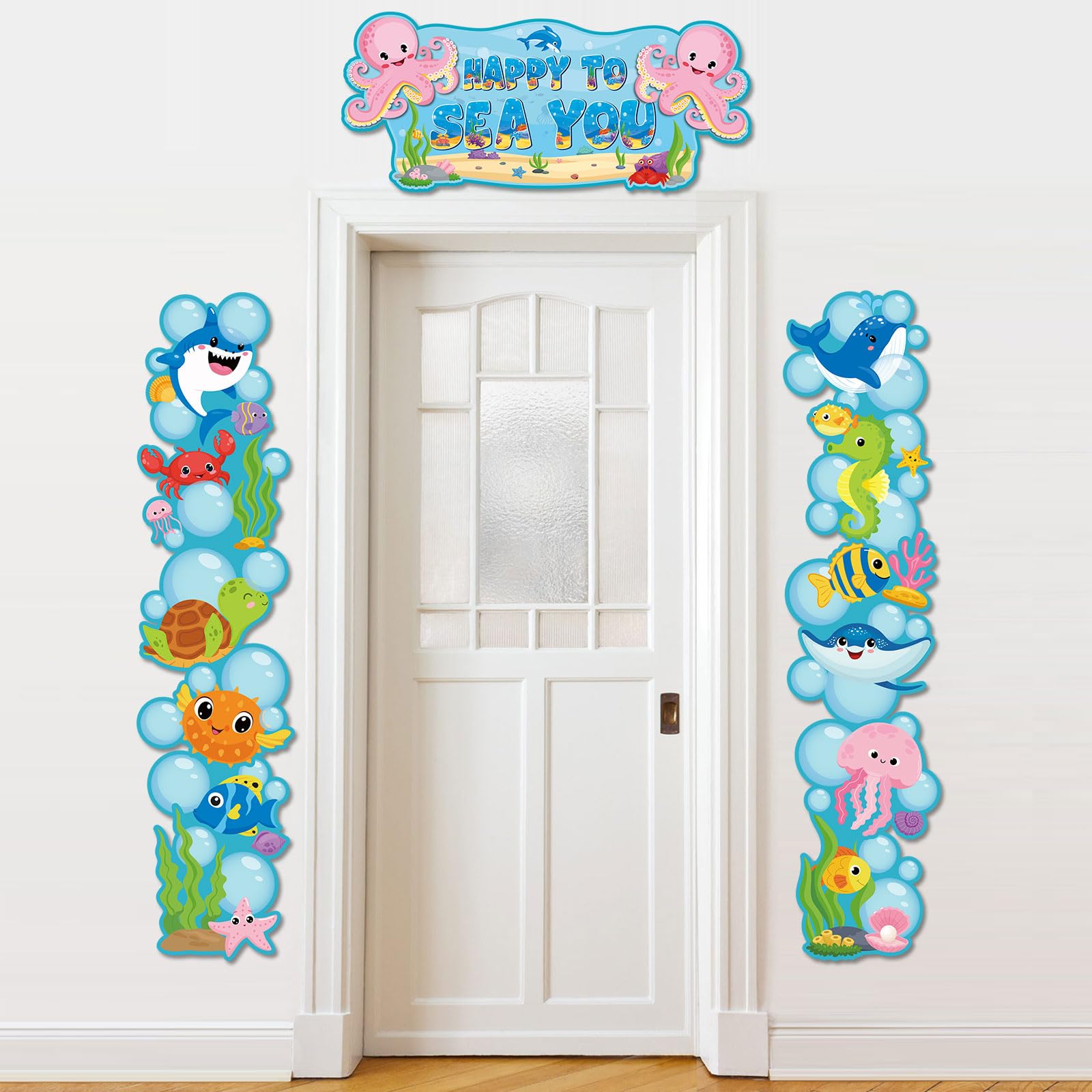 Snapklik.com : Under The Sea Door Banners Ocean Classroom Door Border ...