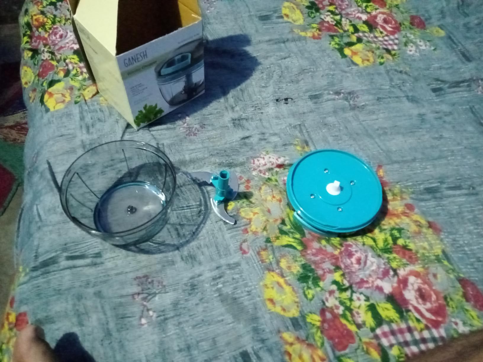 Buy Ganesh Clever Chop Push Chopper Manual Hand Press Push Chopper with ...