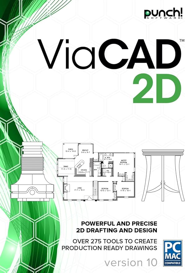 Amazon.com: Punch! ViaCAD 2D v10 : Software