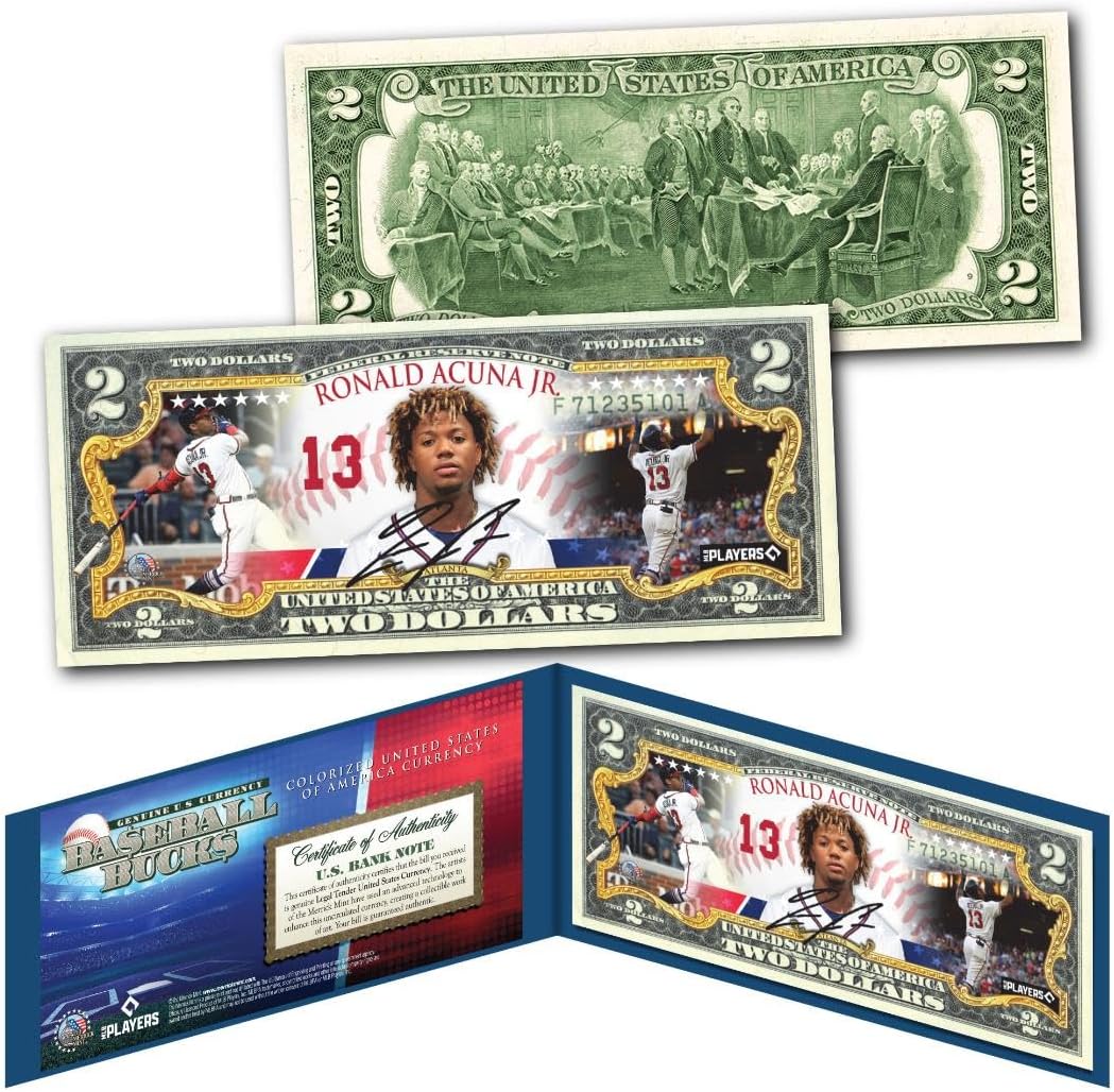 Amazon.com: Ronald Acuna JR. Baseball Bucks Officially Licensed ...