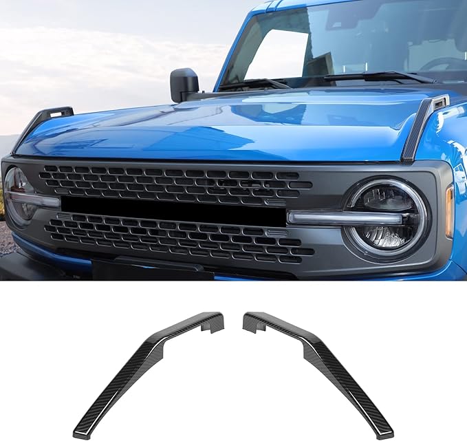 Amazon.com: SQQP Engine Hood Hinge Cover Compatible with 2021-2025 Ford ...