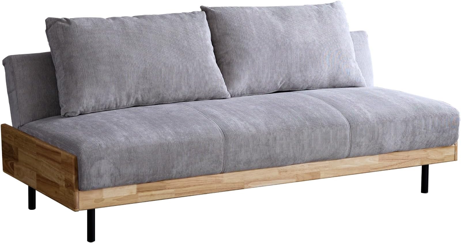 Amazon.co.jp : RASIK ソファー 3人掛け 単品 アイボリー カバー 洗濯可能 脚付き 肘付き コンパクト 北欧 ロボット掃除機も通れる SMUK スムク : ホーム＆キッチン