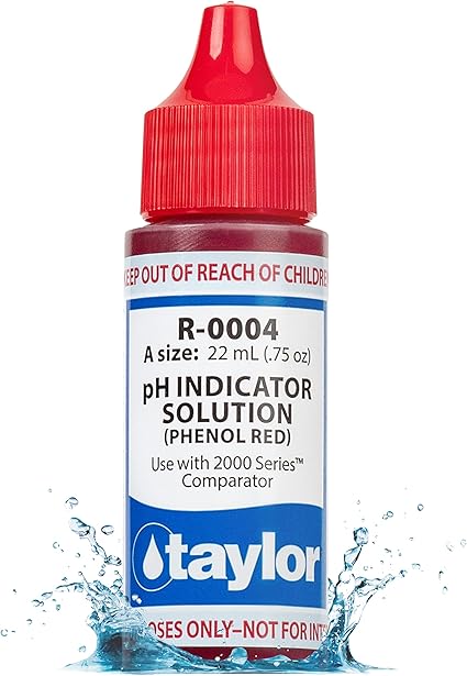 Amazon.com: Taylor R-0004-A Ph Indicator Refill .75 ounce : Patio, Lawn ...