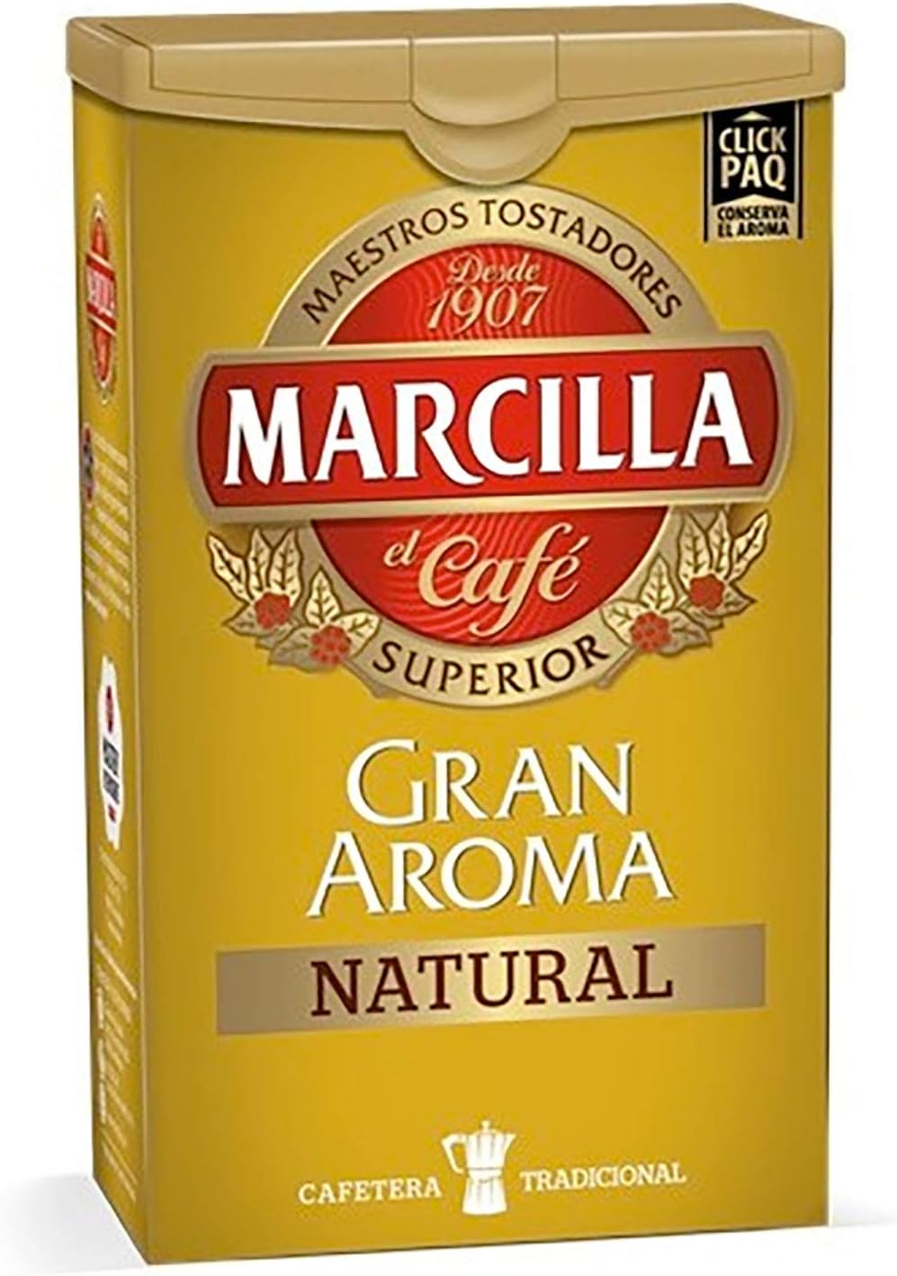 Amazon.com : Marcilla Gran Aroma Natural Ground Coffee 250gr. Pack of 3 ...