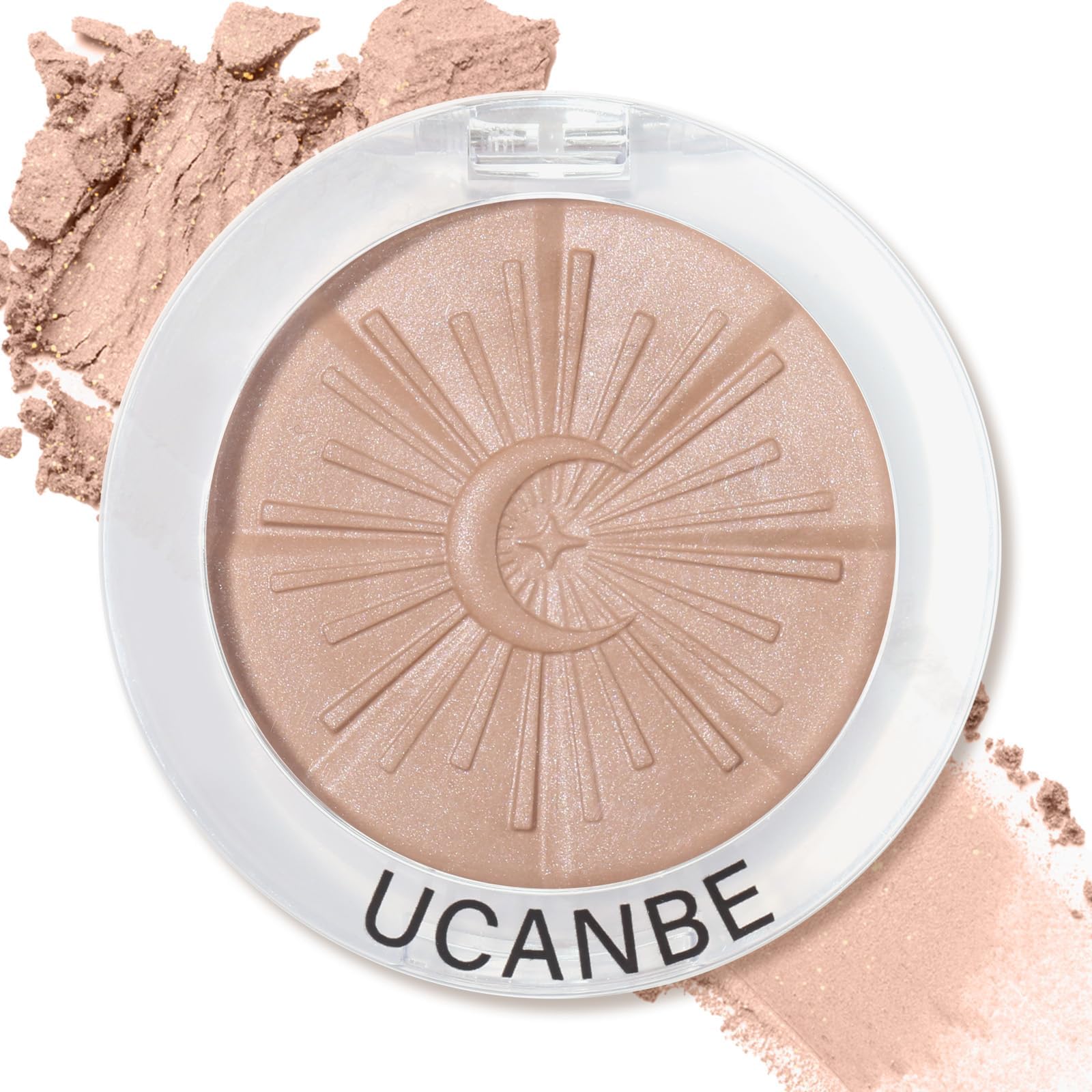 Amazon.com: UCANBE Glow Bronzer, Long-Lasting Baked Shimmer Bronzing ...