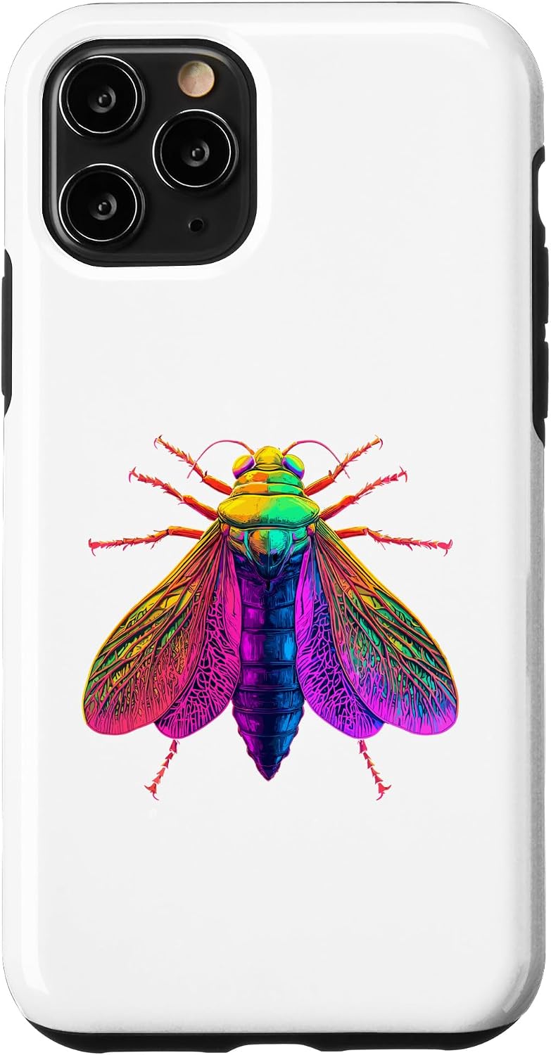 Amazon.com: iPhone 11 Pro Cicada Insect Bug Colorful Entomology ...