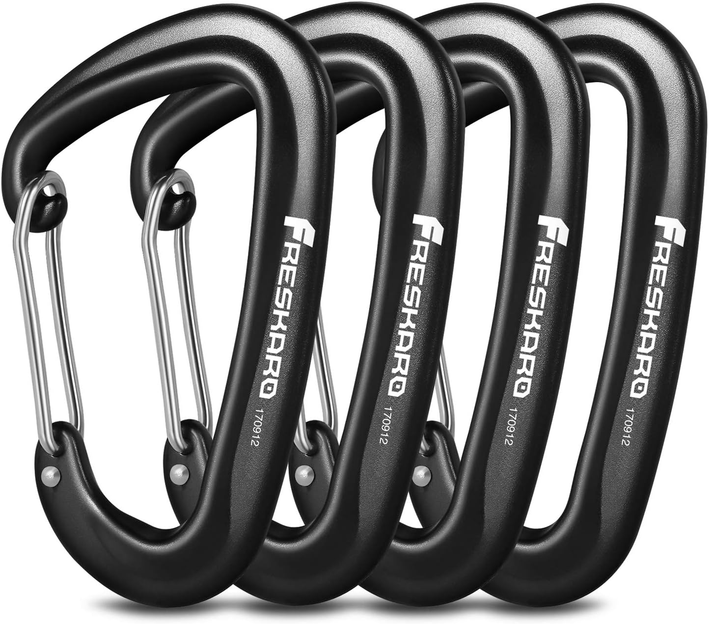 Amazon.com: FresKaro Wiregate Carabiner Clip, 12kN(2698lbs), Suit for ...