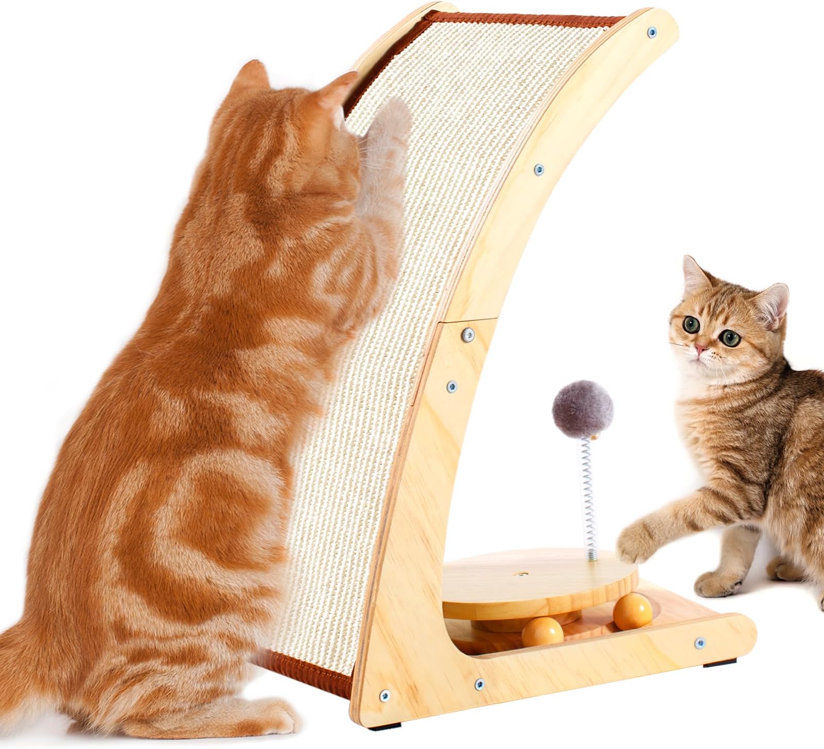 Amazon.com : BSRGMS Large Cat Scratcher, Natural Sisal Cat Scratch Pad ...