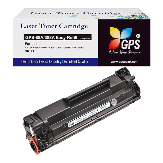 GPS Colour Your Dreams 88A / 388A Easy Refill Toner Cartridge for HP ...