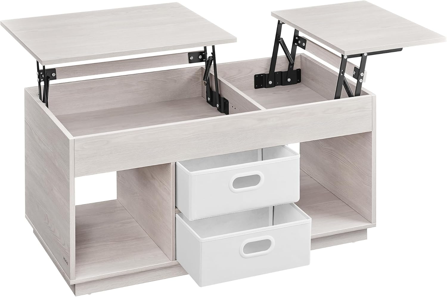 VASAGLE Coffee Table, Lift Top Coffee Table with 2 Drawers and Hidden ...