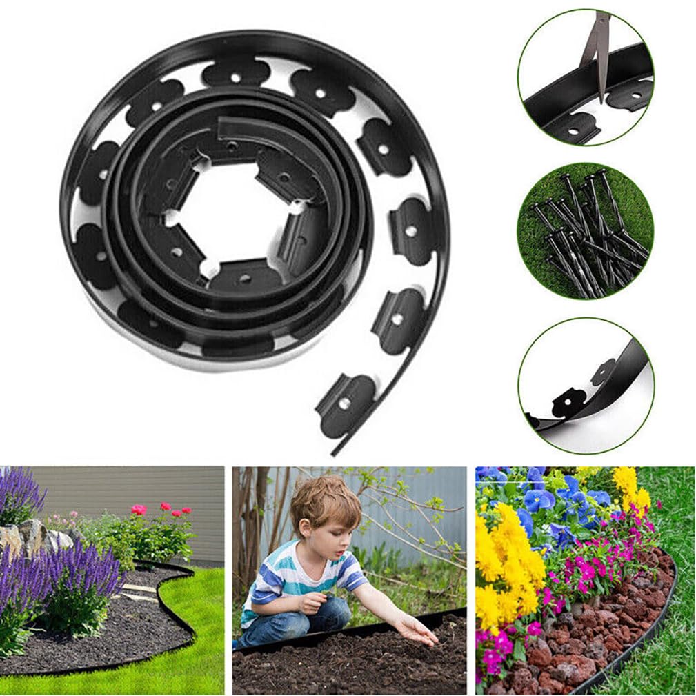 Heavy Duty Plastic Landscape Edging Buy 30mx15cm Garden Edging Lawn