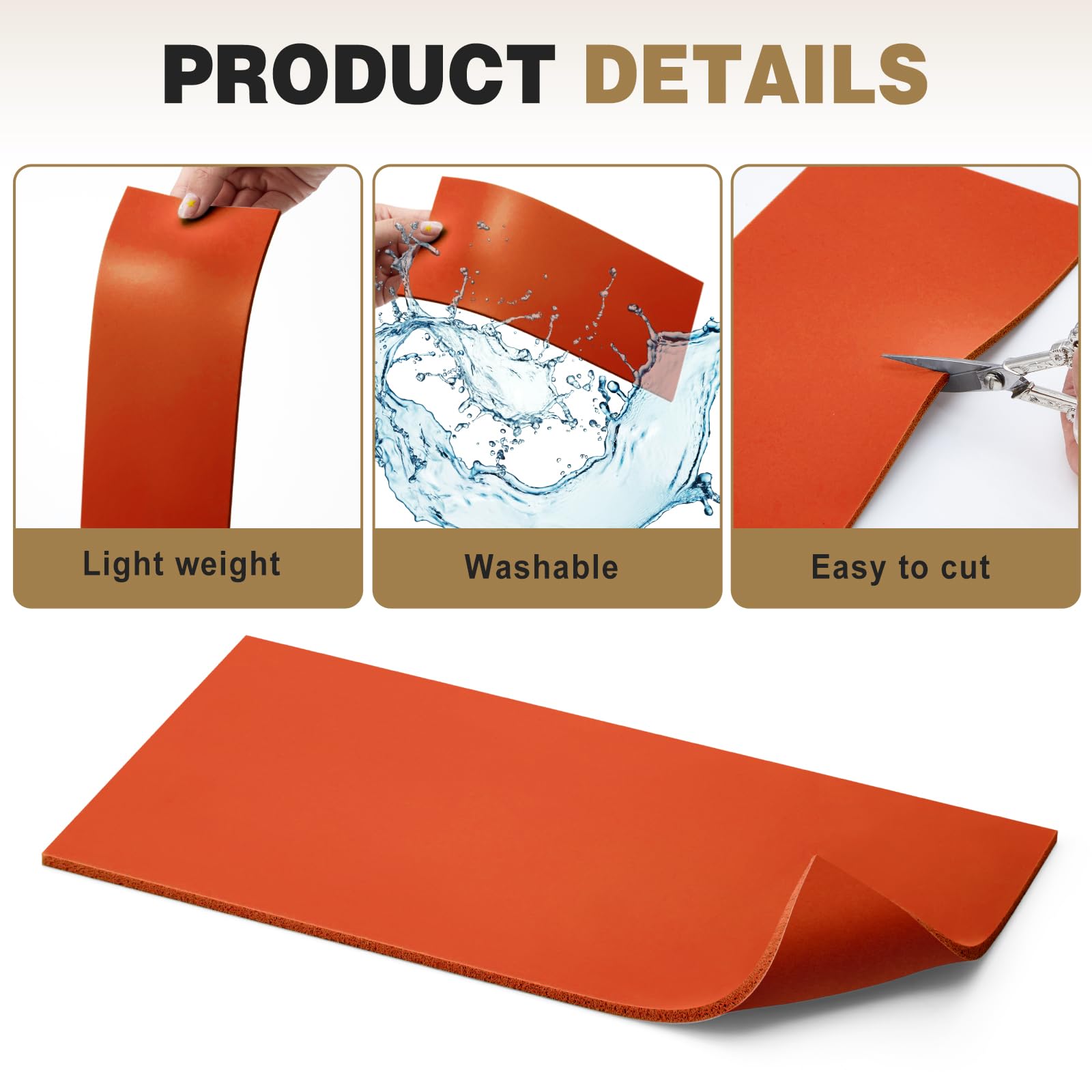 Snapklik.com : Pushglossy 3 Pcs Silicone Heat Press Cover Pad 1/8" X 4 ...