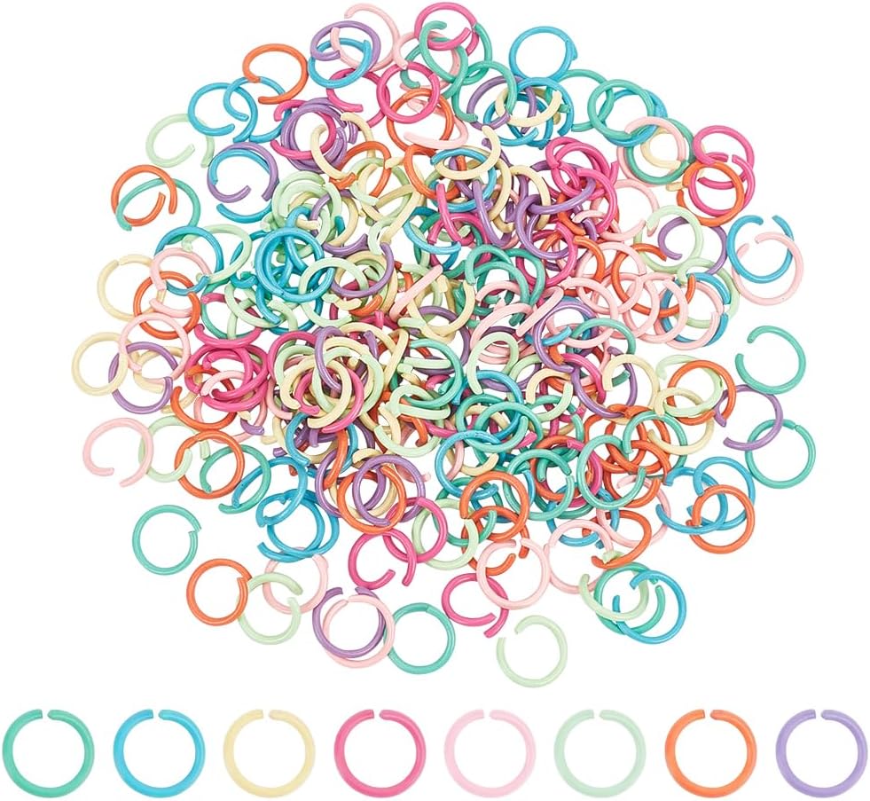 Amazon.com: PH PandaHall 240pcs Jump Rings, 10mm Open Jump Rings 8 ...