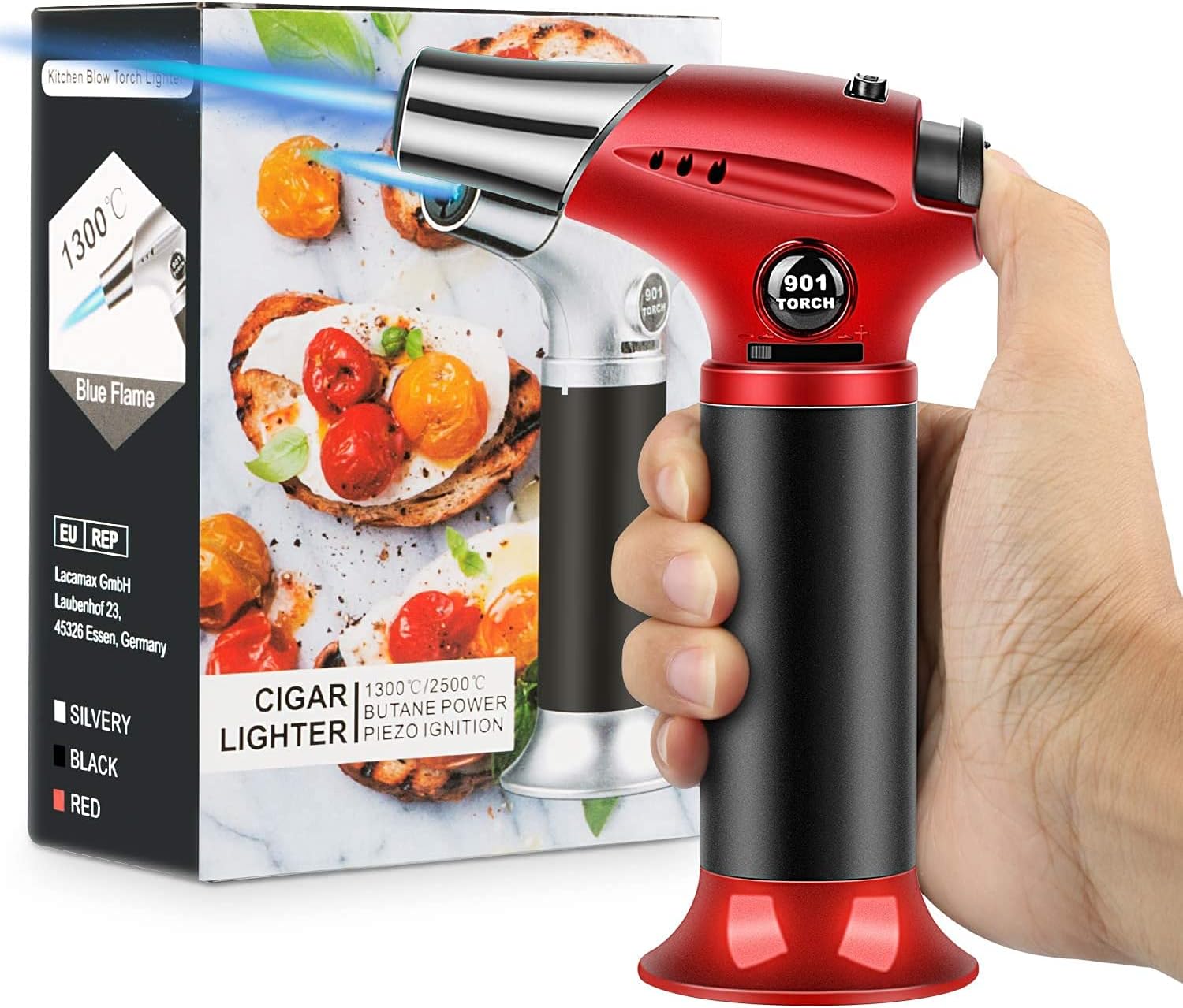 Amazon.com: Blow Torch, Professional Kitchen Cooking Torch with Lock ...