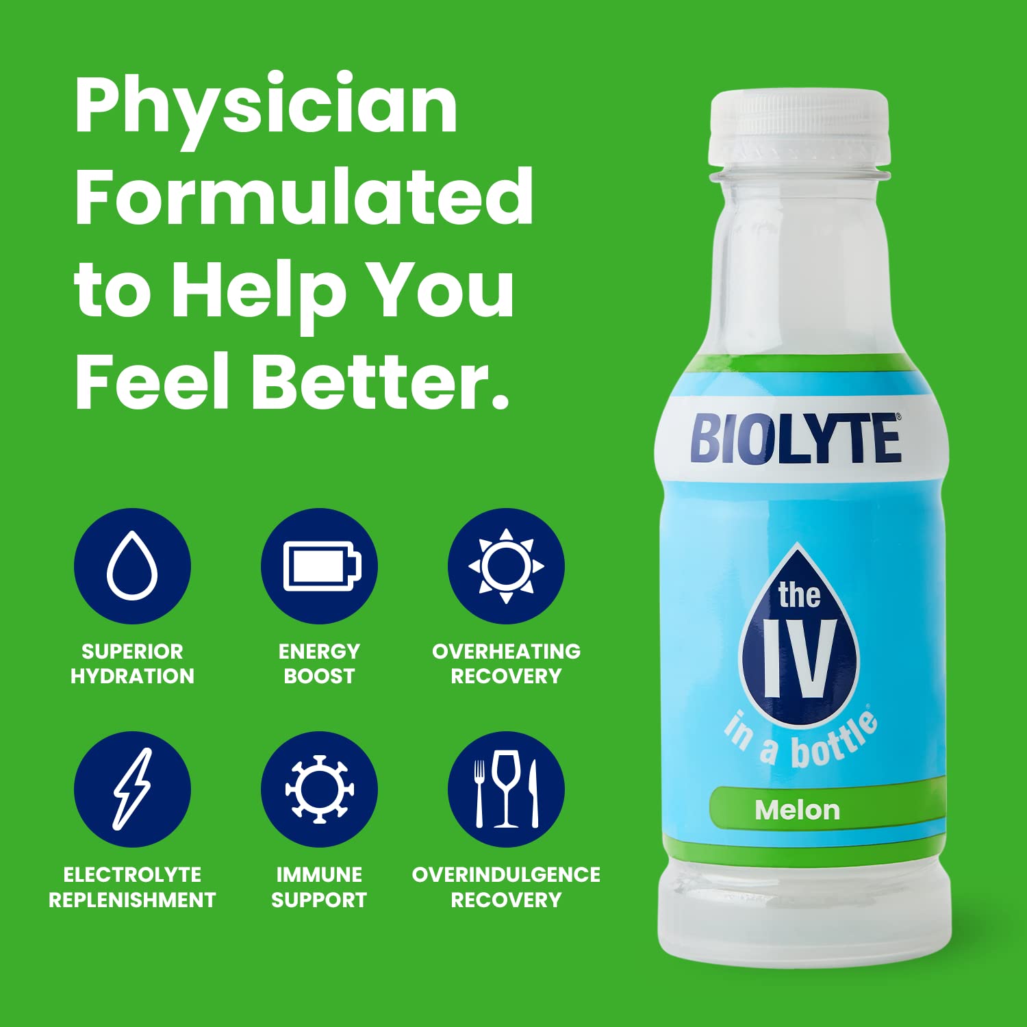Snapklik.com : BIOLYTE Electrolyte Drink - IV In A Bottle Electrolyte ...