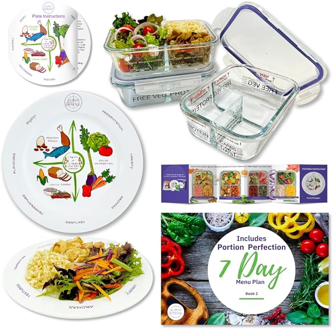 Amazon.com | Portion Perfection Portion Control Container and Plate ...