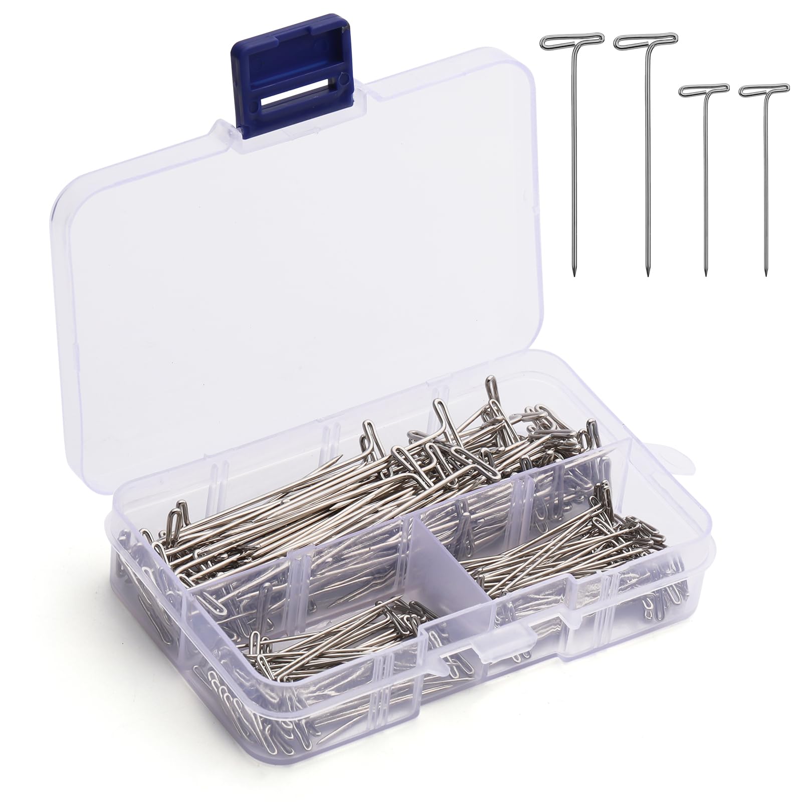 Snapklik.com : T Pins, 200 PCs T Shape Sewing Pins For Wigs And Crafts ...